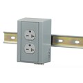Hubbell Wiring Device-Kellems DIN Rail Utility Box, Complete Unit ...