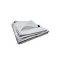 Tarps Now 6 ft x 8 ft Super Heavy Duty 12 Mil Tarp, White, Reinforced ...