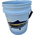 Fish Razr Tuna Gulfstream Rope Handled Grey Bucket BK01 | Zoro