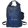 Mustad Dry Backpack 30 Liter Zipper Top, Side Access, Dark GreyBlue ...