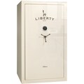 Liberty Safe Patriot 50 Safe, White Gloss w/Black Chrome Hardware & E ...