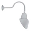 Rab GOOSENECK STYLE1 13W WARM LED 11" ANGLED CONE SHADE SILVER ...