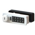 Lockeyusa Gemini Electronic Cabinet, Locker Lock, Cam, GE370, White ...