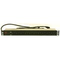 Maruson PDU-R1510 T19" rackmount, 1U, 15A, 10ft power cord, (10) NEMA 5 ...