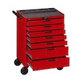 Teng Tools 8 Series Roller Cabinet, 7 Drawer, Red, Steel, 26 in W x 18 ...