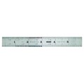General Tools RULE STEEL Metric 6" English Decimal GNCF678MED | Zoro
