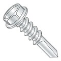 Newport Fasteners Self-Drilling Screw, 1/4"-28 x 3 in, Climaseal Steel ...