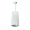 Nora Lighting 6" CYL PENDANT 3500L 40K REF, FLD, Clear/Clear FLANGE WHT ...