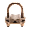 Panduit Bronze Grounding Clamp, U-Bolt, 2/0 Sol- GPL-22-X | Zoro