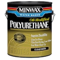 Minwax 1 Gal Clear Water Based Poly Oil-Modified Polyurethane Satin ...