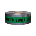 Presco Green Detectable Tape "Caution Buried Sewer Line Below", 8PK ...