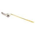 Prime-Line Toilet Tank Lever, Brass-Plated Arm w/Plastic Nut, Brushed ...
