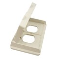 Ipex Receptacle Cover, PVC, White 020263 | Zoro