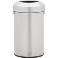Rubbermaid Bin, Wst, Refine, Rnd, 15G, Ss RCP2147583 | Zoro