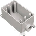 Abb Electrical Box, 18 cu in, FSE Box Type, 1 Gang, PVC E980FFN-CTN | Zoro