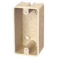 Allied Moulded Products Electrical Box, 12.5 cu in, Wall Box Type, 1 ...