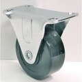 Jacob Holtz 2 in. Swivel Plate Utility Caster With Brake 100 Lbs Load ...