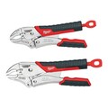 Milwaukee Tool Milwaukee Pliers Set, 2-Piece, Steel, Black/Red/Silver ...