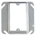 Abb Electrical Box Cover, 1 Gang, Square, Steel, Raised Cover 3574A | Zoro