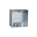 Hubbell Electrical Box, 30.3 cu in, Square Box Type, 2 Gangs, Steel ...