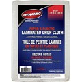 Dynamic Paint Products Dynamic 9' x 12' 2.74m x 3.66m Paper & Plastic ...