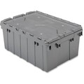 Akro-Mils Box, 8.5 Gal, Attached Lid AKM39085GREY | Zoro