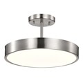 Sunpark 14 in. LED Ceiling Pendant Light 4000K, Satin Nickel Finish ...