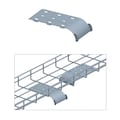 Quest Mfg Cable Tray Guider, Zinc CT0032-03 | Zoro