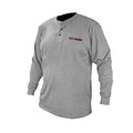 Radians Workwear VolCore LS Cotton Henley FR Shirt-GY-S FRS-002G-S | Zoro