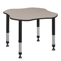 Regency Rectangle School Desks, 30 D X 23-34 H, Maple, Wood, Metal 30 W ...