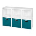 Regency Niche Cubo Storage Organizer Open Bookshelf Set- 6 Cubes 3 ...