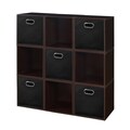 Regency Niche Cubo Storage Organizer Open Bookshelf Set- 9 Cubes 5 ...