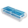 Bel-Art Switch-Grid Tube Racks, Rack/Two Blue Grids 248451 | Zoro