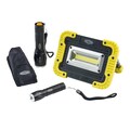 Roadpro Flashlight Combo Kit With Work Light Portable Emergency ...