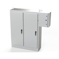 Saginaw Control & Engineering Carbon Steel Electrical Enclosures, 72 in ...