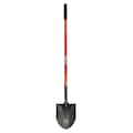 Hisco 14 ga Round Point Shovel, Hollow Back, L Handle HIRP14L | Zoro