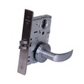 Falcon Privacy Mortise Lock, Avalon Lever, Gala Rose, Satin Stainless ...