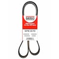 Bando Rib Ace Precision Engineered V-Ribbed Belt - Main Drive, 6PK1670 ...