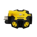 Yellow Jacket Yellow Outdoor Power Set 30' Cord & 5 Out Adapter, 6PK ...