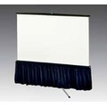 Draper Tripod Screen Skirt 38In X63In; Black Poly-Knit C168.157 | Zoro