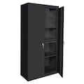 Steel Cabinets Usa Storage Cabinet, 36 in W, 78 in H, Black AAH ...