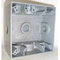 Mulberry Electrical Box, 30.5 cu in, Outlet Box Type, 2 Gangs, Aluminum ...