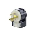 Leviton 15A Angle Locking Plug 2P 3W 250V L6-15P Bk/Wt 4570-CA | Zoro