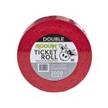 Moolah "Keep This Coupon" Double Raffle Ticket Roll, Red, 2000 Count ...
