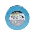 Moolah "Keep This Coupon" Double Raffle Ticket Roll, Blue, 2000 Count ...