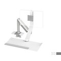 Humanscale Quickstand Lite - Single Display, Adjustable Light Duty Sit ...