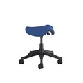 Humanscale Freedom Pony Saddle Seat- Graphite Frame, Lotus Fabric In ...
