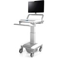 Humanscale T7 Pc Cart, Non-Powered, Na Power Input, Pc Gantry And Pc ...