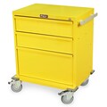 Harloff Rapid Response COVID-19 Medical Cart w/24″ cab, 3 drawers (2-6 ...