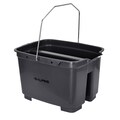 Alpine Industries 19.5 Qt. Gray Divided Plastic Bucket / Caddy 486-D | Zoro